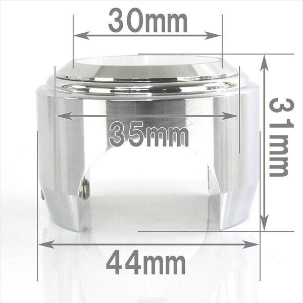 汎用 バイク用 アナログ時計 ハンドルマウント バーマウント シルバー アナログクロック 時計 メッキボディ : バイクバッテリー RISE ...