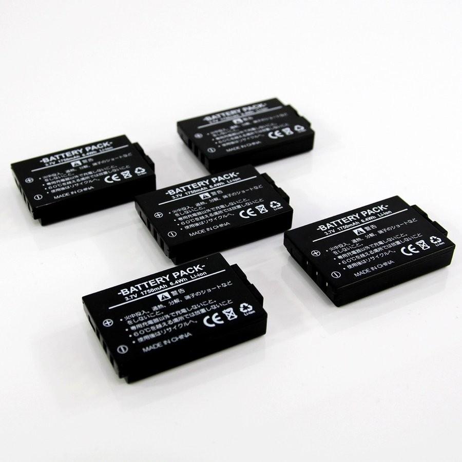 KEYENCE キーエンス BT-3000シリーズ 互換バッテリー RCBT-B30 5個パック (BT-3000W BT-3000WB BT ...