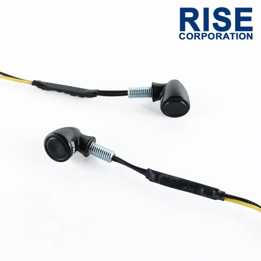 超極小 LED バレットウインカー ブラック スモーク 車検対応 12V 高輝度 汎用 左右セット バイク カスタム 小型 マイクロミニ ...