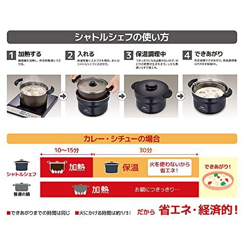 KBJ-3001-CGY(クールグレー) 真空保温調理器シャトルシェフ 2.8L : RISE - 通販 - Yahoo!ショッピング