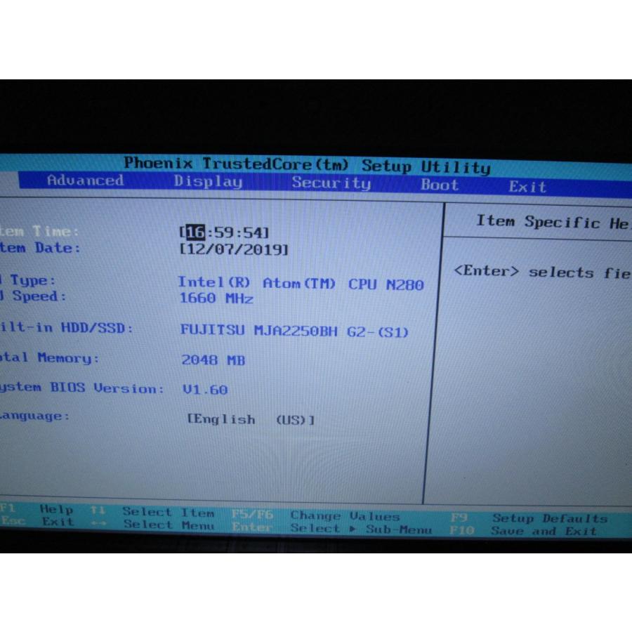 dynabook 東芝 UX/23KBR【Atom N280 1.6GHz】 BIOS表示可 ジャンク [86851] : ライズマーク ...
