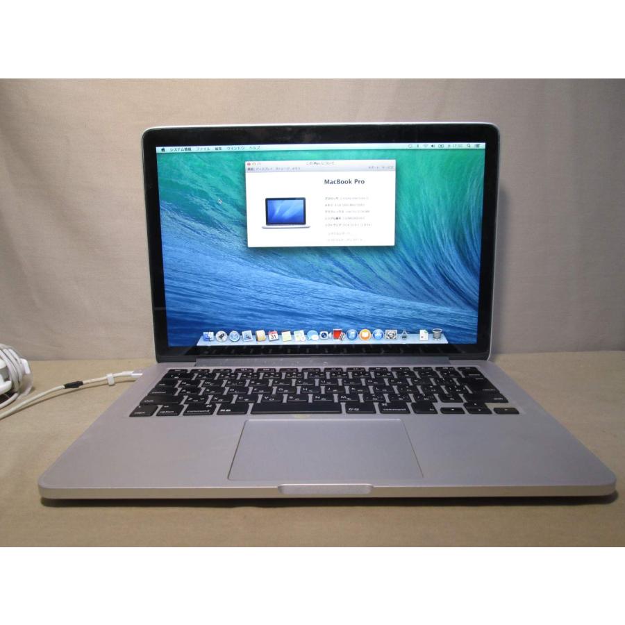 Apple MacBook Pro A1502【SSD搭載】 Core i5 2.4GHz Mac OS X 10.9.5／Wi-Fi ...