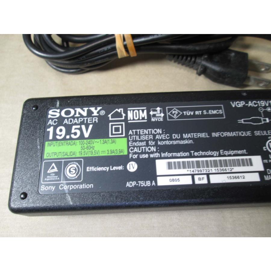 SONY ACアダプター VGP-AC19V19 19.5V 3.9A 送料無料 正常品 [92026] : ライズマーク - 通販 - Yahoo!ショッピング