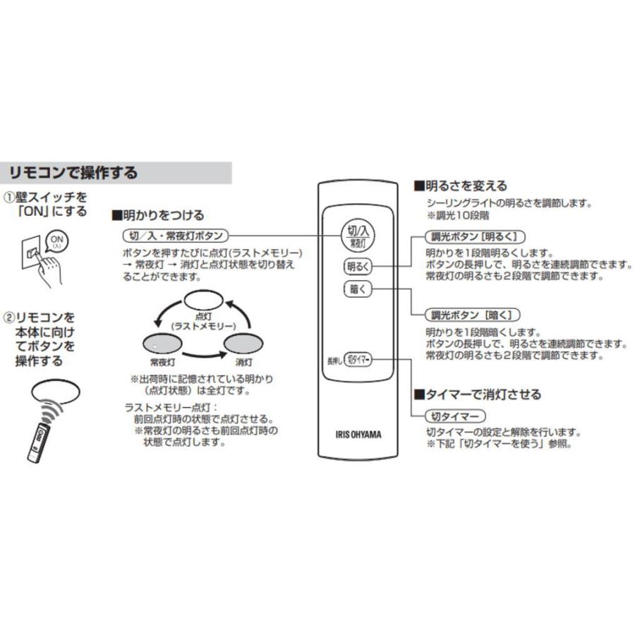 アイリスオーヤマ IRIS OHYAMA CL-RL1 LEDシーリング用リモコン 純正 調光 切タイマー CLRL1 :IR-CLRL1:ライズラン - 通販 - Yahoo!ショッピング
