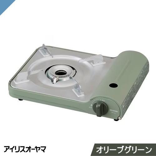 カセットコンロ スリム スタイリッシュ 卓上 薄型 マグネット式 安全装置付 アウトドア キャンプ 災害 防災 備蓄 アイリスオーヤマ IGC-E1-G オリーブグリーン : ir ...