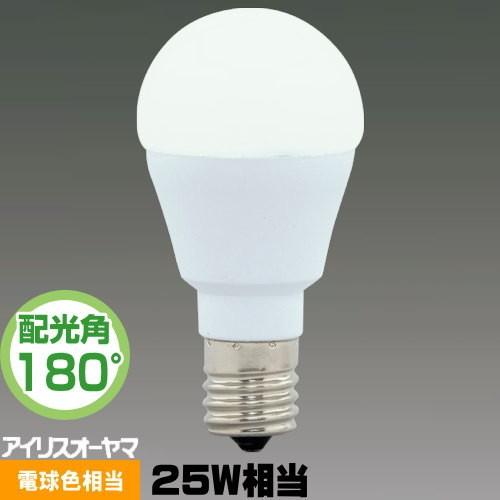 IRIS OHYAMA アイリスオーヤマ LDA2L-G-E17-2T5 LED電球 小形電球形 25W相当 電球色相当 広配光 LDA2LGE172T5 : ライズラン - 通販 ...