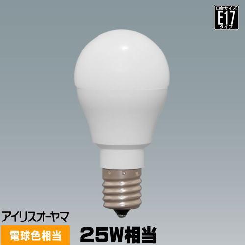 IRIS OHYAMA アイリスオーヤマ LDA2L-G-E17-2T7 LED電球 E17 25W形 電球色 広配光 断熱材施工器具対応 LDA2LGE172T7 : ライズラン - 通販 ...