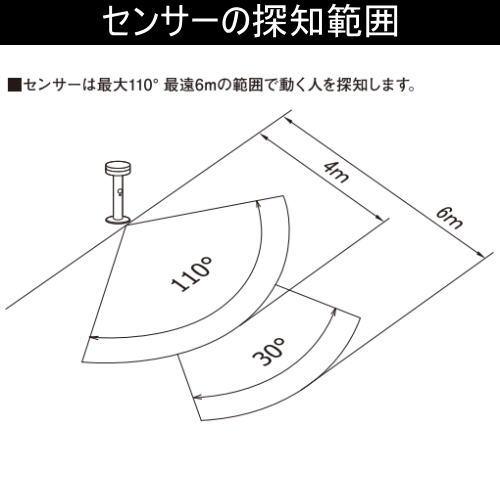 ムサシ GL-S130BK ガーデンソーラーセンサーライト 7.5W丸型 ムサシ GL-S130BK ガーデンソーラーセンサーライト 7.5W丸型