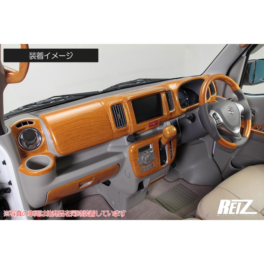 DA17W エブリイワゴン DA17V エブリイバン インテリアパネル 19P 純正オプション200mワイド対応/ATシフトノブ付属 REIZ Revier :lc-1788:カーパーツ ...