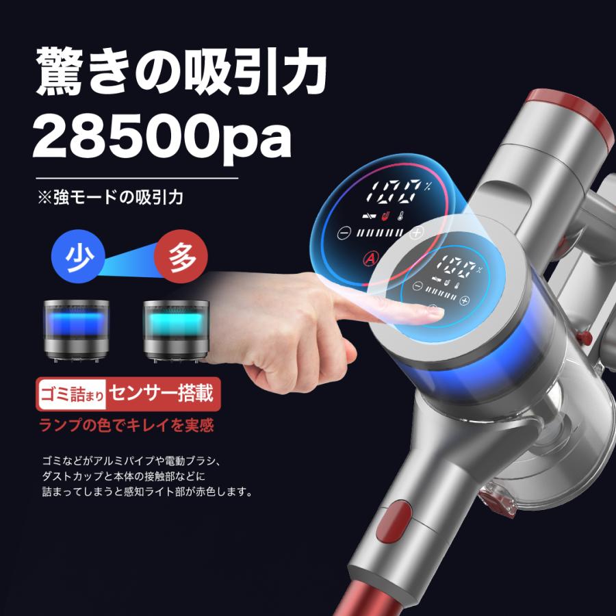RISOU 掃除機 コードレス 軽量 スティック掃除機 ハンディクリーナー 充電式 28500pa 吸引力の強い掃除機 RS-026 : Risou 公式Yahoo!店 - 通販 ...