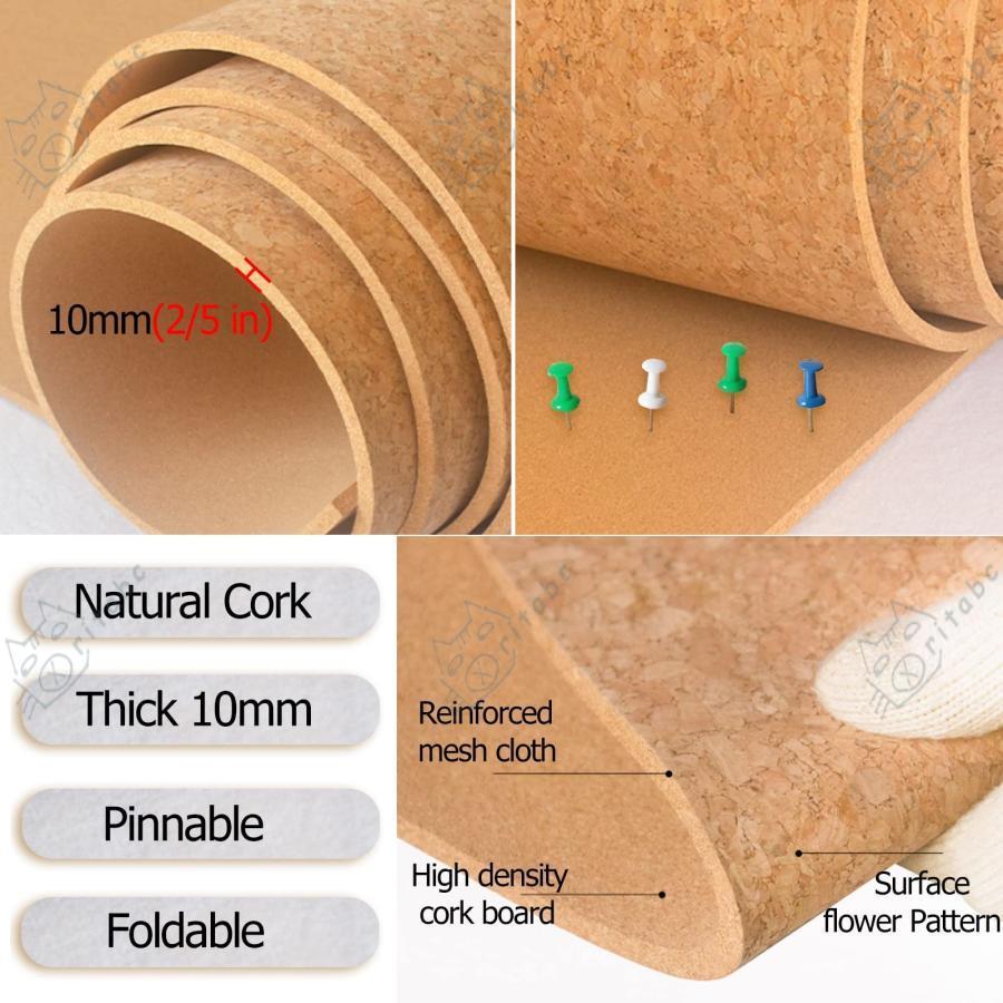 コルクボード 壁 掲示板 コルクシート ビジョンボード 壁のためのコルクボード。オフィス/学校/保育園のための自己接着ロールピンボード。カスタマイズ : ritabc - 通販 - Yahoo ...