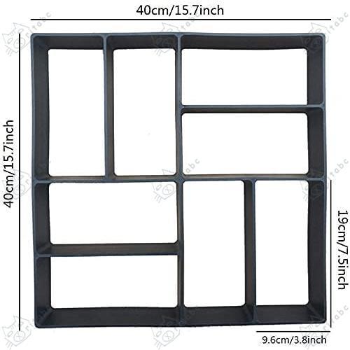 舗装金型 コンクリート金型 舗装 型枠 ガーデニング 舗装コンクリート パスメーカー DIYモールド セメント 床 庭レンガ 石畳 遊歩道 景観コンクリ : ritabc - 通販 ...