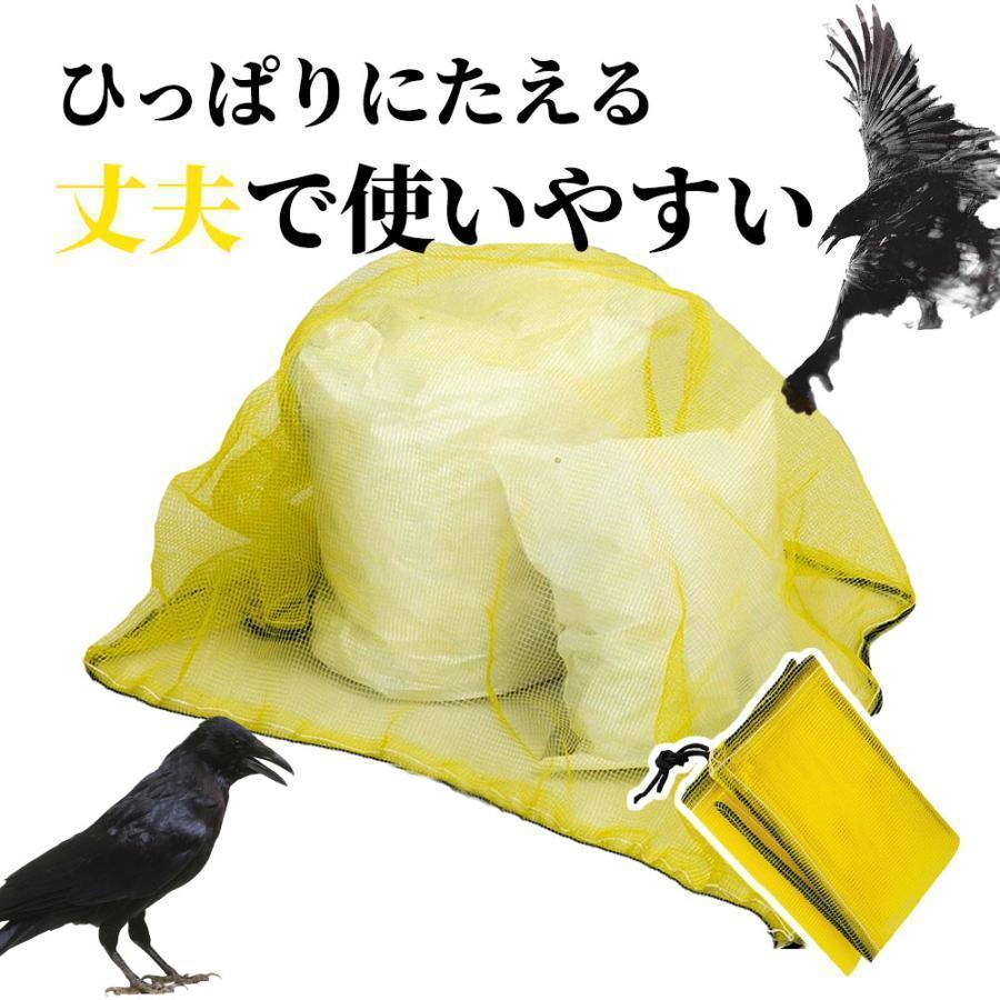 カラスネット 防鳥ネット カラスよけ 2*3m ゴミネット カラス対策 カラスよけネット イエロー 防鳥網 カラス ネット 除け ゴミ置場 グッズ 鴉 烏 : ritabc - 通販 ...