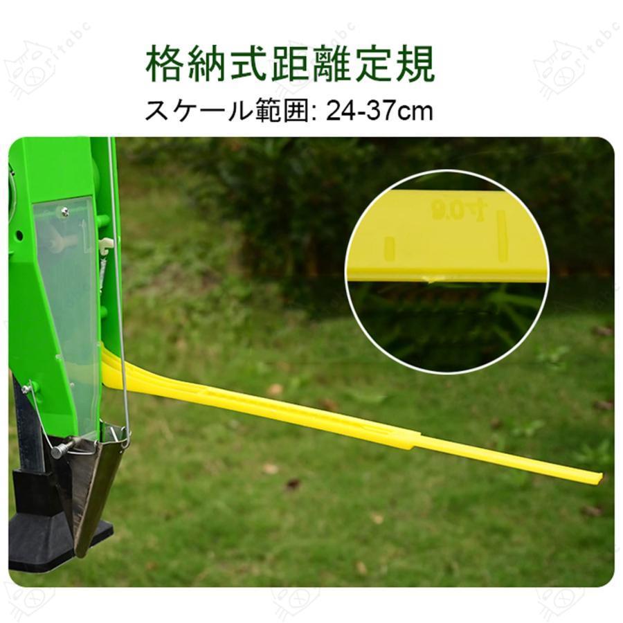 手動種まき機 種子ディスペンサー 播種ホイール付き ポータブル 種蒔き器 植栽高さ調整可能 正確な定量 播種機 落花生 とうもろこし 大豆の植え付け : ritabc - 通販 - Yahoo ...