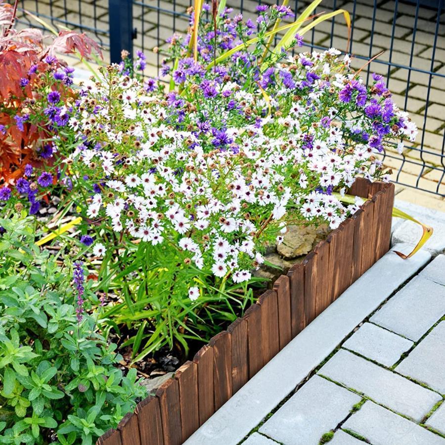 ガーデン フェンス 天然木製 ガーデニング 柵 土留め 根止め 花壇 囲い ガーデンエッジ 幅102cm高さ15/20/3 : ritabc - 通販 - Yahoo!ショッピング