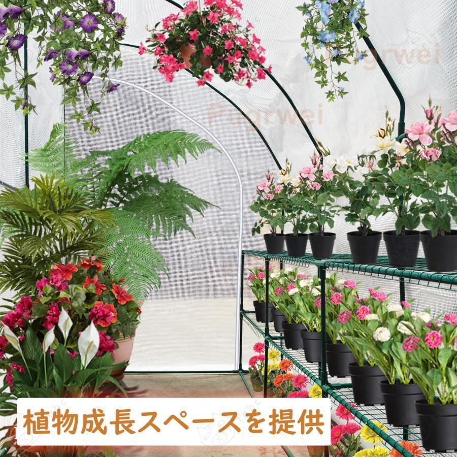 温室 ビニールハウス ビニール温室 家庭用 簡易温室 ガーデンハウス 花園温室 温室テント 組立簡単 防雨 防寒 防風対策 害虫 鳥防 : ritabc - 通販 - Yahoo!ショッピング