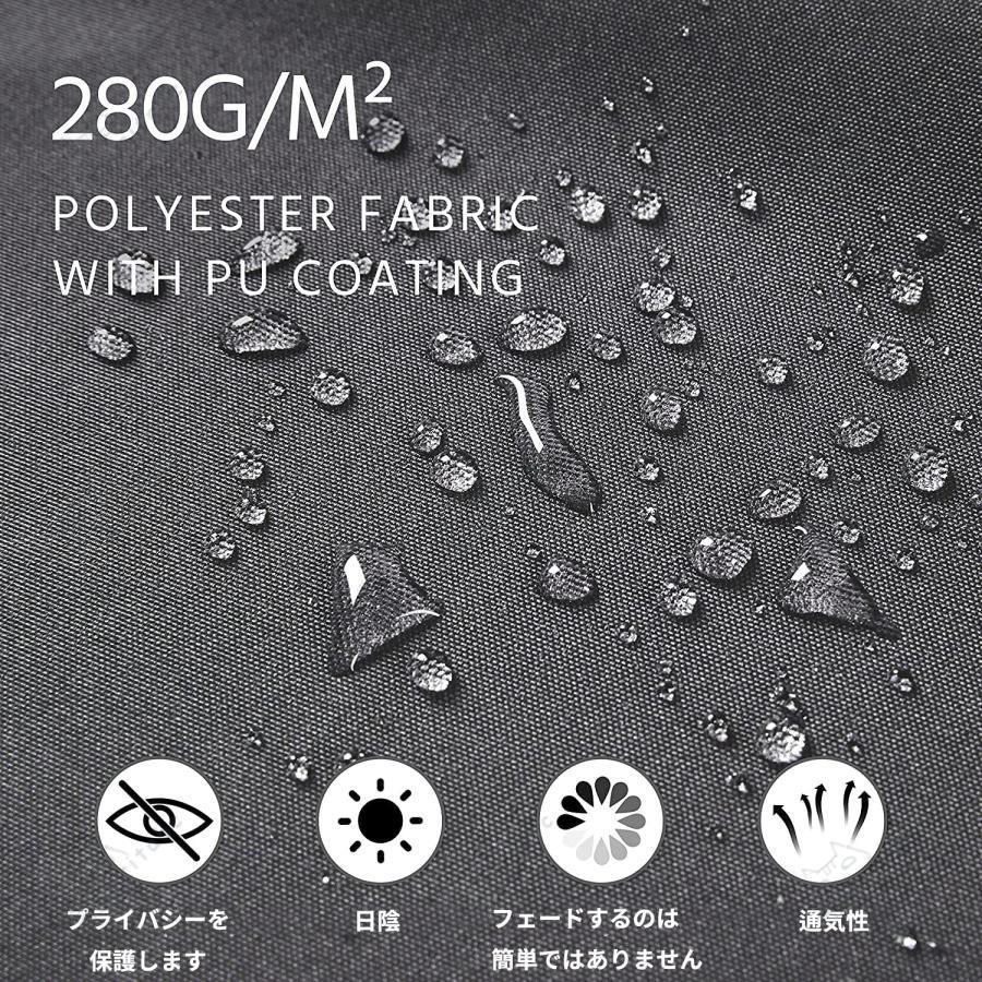 格納式サイドオーニング 日除けスクリーン 紫外線保護 防水 防風オーニング 屋外サイドストレッチスクリーン 廊下 庭園 中庭 テラス 屋内と屋外 灰色 :p210036651407 ...