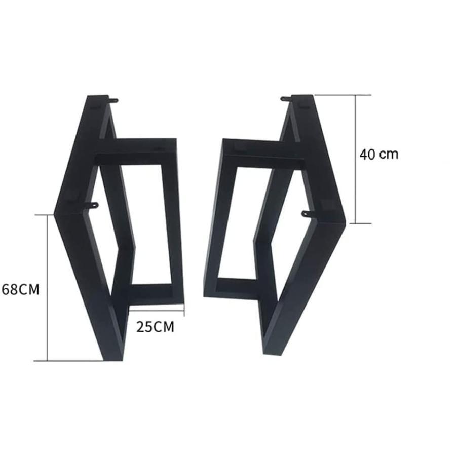 ヘビーデューティアイアンアートテーブル脚ブラケットDIY家具脚オフィステーブル脚会議ティーテーブルデスクダイニングテーブルフレームミッドセンチュリーモダ : ritabc - 通販 ...