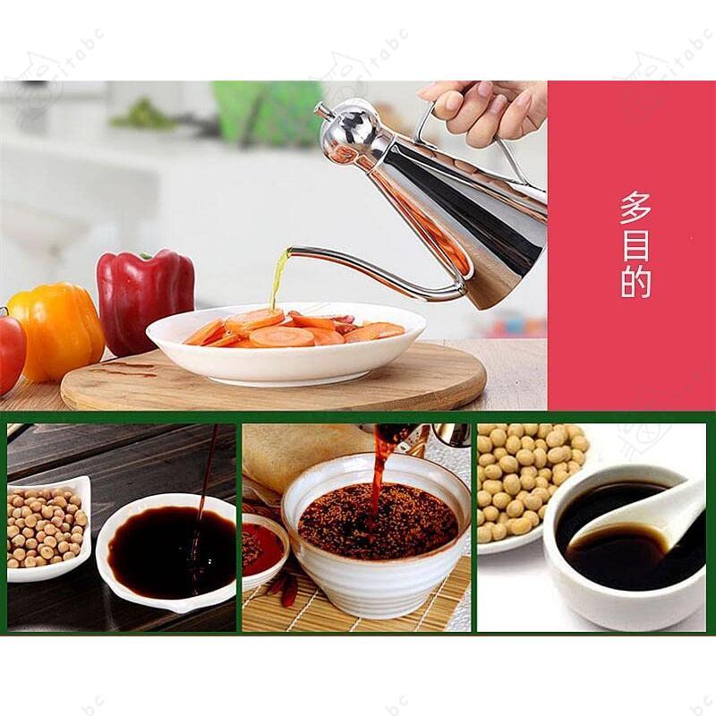 オリーブオイルポット ステンレス鋼 オイルポット オリーブオイルディスペンサー 調味料入れ 醤油ボトル オイル差し 酢ボトル オリーブオイルボトル オイルスプ : ritabc - 通販 ...