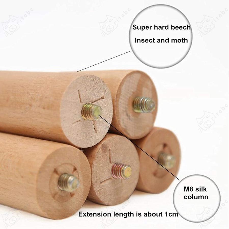 4個テーパー家具脚、ストレートテーパー無垢材家具フィートキャビネットフィート、ソファソファテーブルデスクオットマン木製テーブル、取り付けプレート付き :p210668120203:ritabc ...