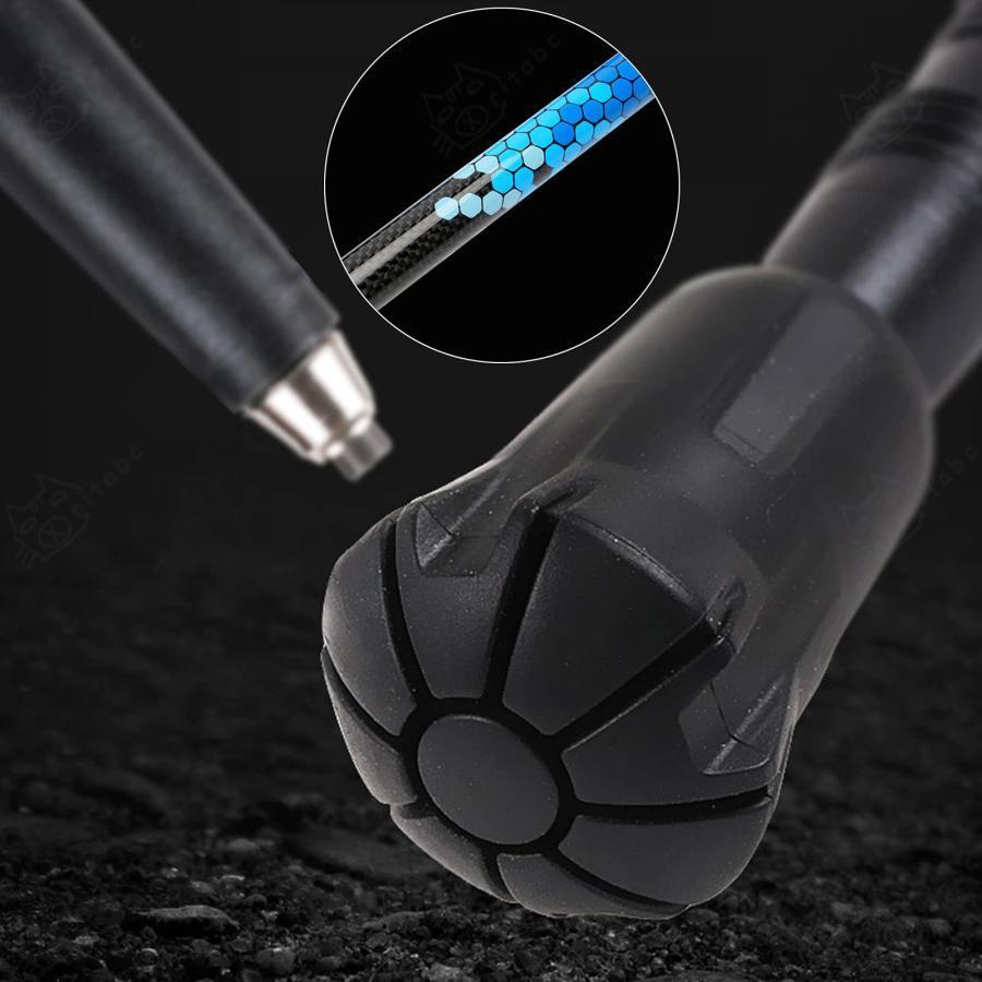 2 pcs トレッキングポール カーボン 62cm-135cmアンチショック登山用ストックノルディック 軽量 伸縮可能登山ストック 遠足 ハイキング ウオーキング バックパッ : ritabc ...