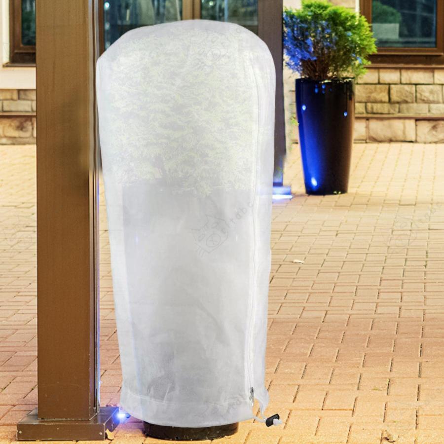 植物保護カバー 植物防寒カバー ジッパーと引き紐付き 巾着式 防雪 防風 保護袋 植物保温ネット 通気性 保護カバー 冬用防寒対策 再利用可能 2pcs : ritabc - 通販 ...