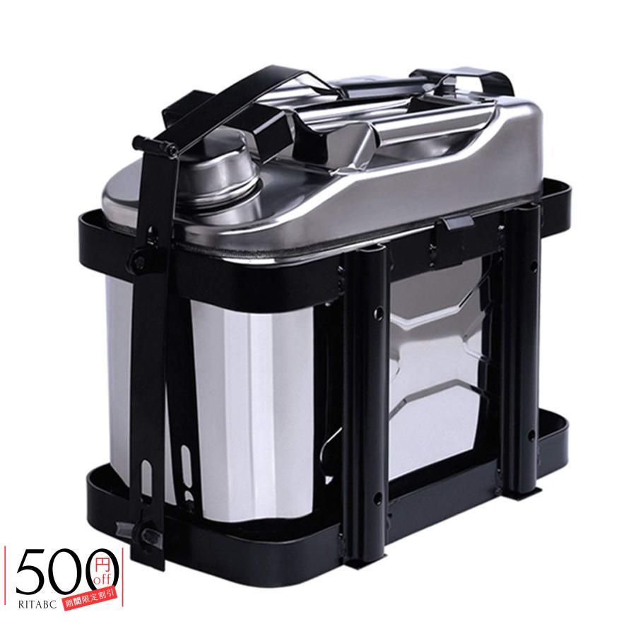 ブランド登録なし ガソリン携行缶 10L ガス缶ホルダー付き ガソリンタンク 304ステンレス ジェリカン ハイシール 静電気防止 車やオートバイのためのガソリン燃料缶 : ritabc ...