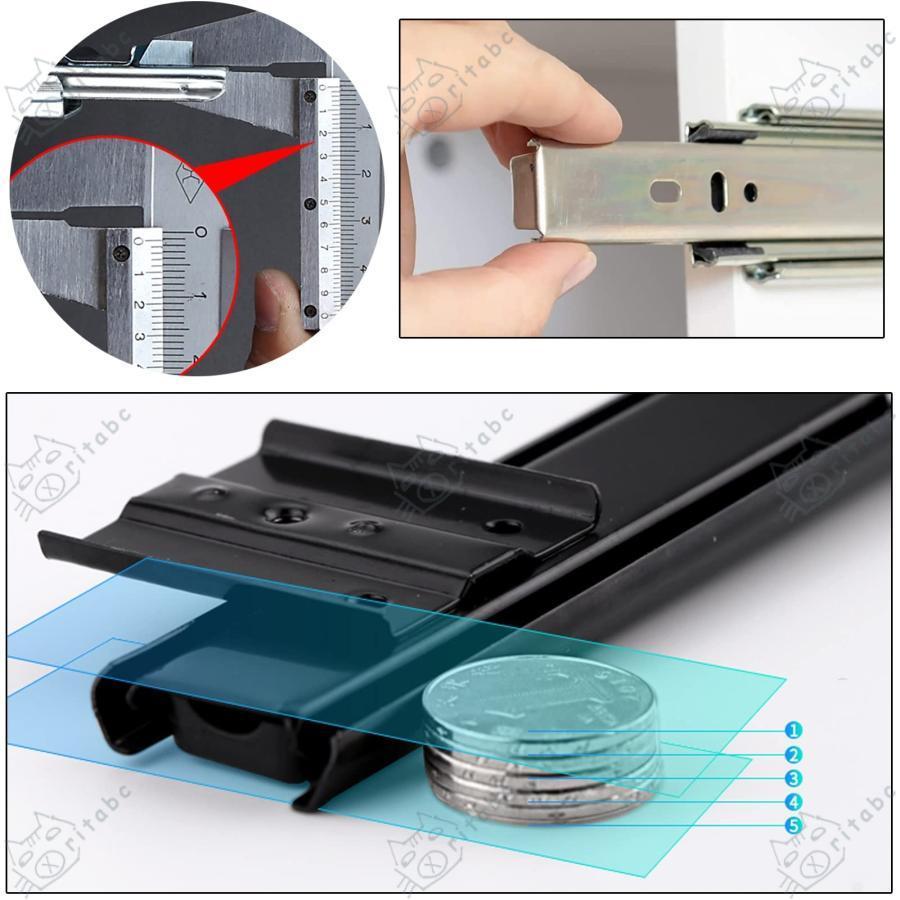 キーボード スライド レール - 引き出し スライド金具 Diy スライドレール、表面が滑らかである、美しく実用的である、取り外しと取り付けが容易、スライドレ : ritabc - 通販 ...