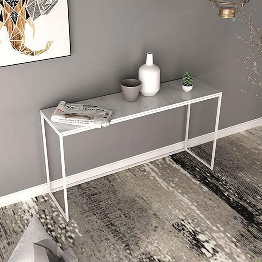 廊下テーブル，コンソールテーブル，大理石のコンソールテーブル、リビングルーム用のしっかりした耐久性のあるコンソールテーブルホテルの廊下の玄関コンソール : ritabc - 通販 ...