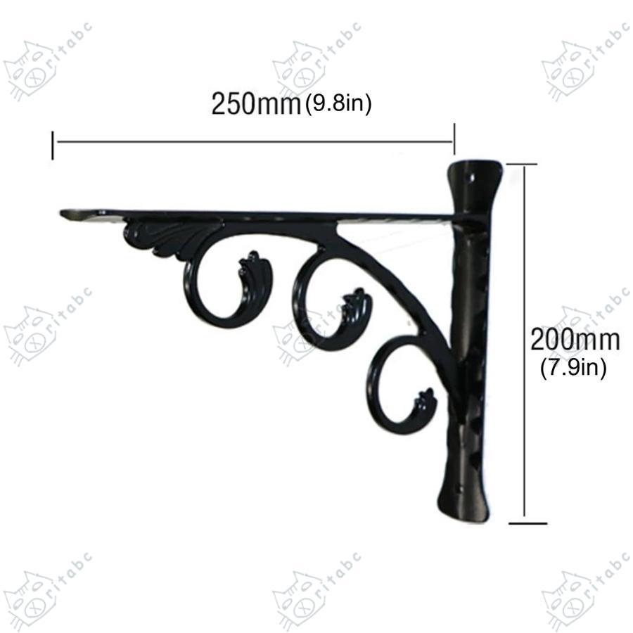 2本セット 棚受け金具 L字型 頑丈 アルミニウムブラケット 三角棚支え 金具 壁掛け 吊り棚金具 棚うけ 金具 キッチン 部屋 物置 収納 省スペース DIY アクセサリ ...