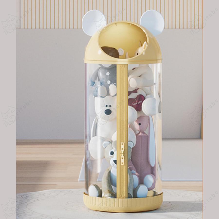 ぬいぐるみ収納桶 ホイール付き スイベル 透明大型 PETのぬいぐるみ収納ケース 収納ボックス ぬいぐるみ動物 ぬいぐるみ人形展示ボックス コレクショ ケース 透 :p21235663d1ba ...