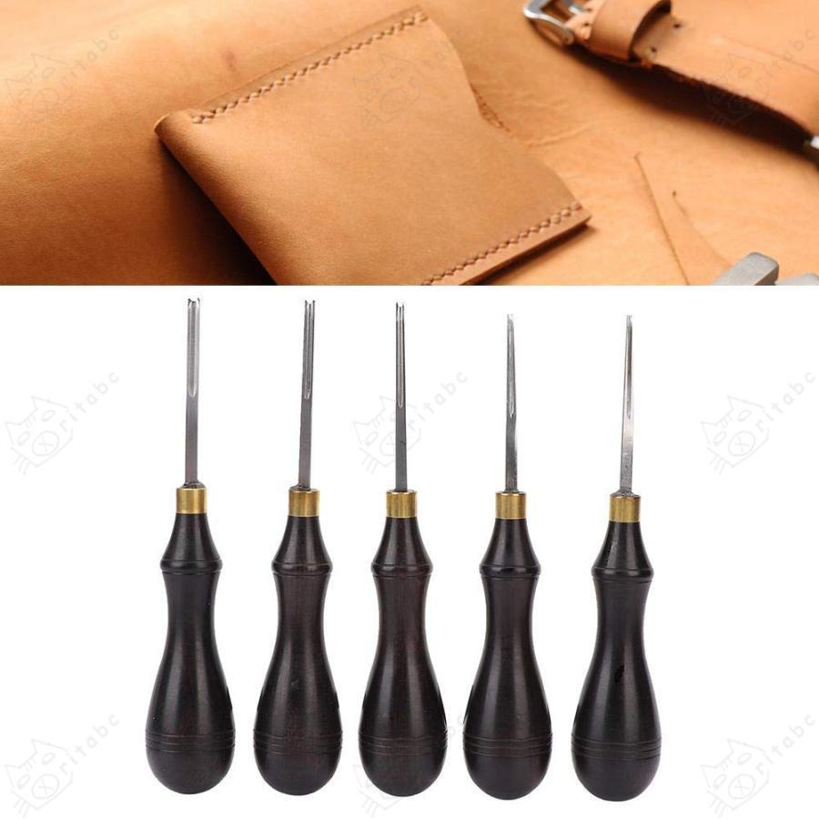5サイズ 革工具 溝堀り 面取り レザークラフト ヘリ落とし エッジャー エッジスカイビング 丈夫 耐久性 操作簡単 DIYのツール レザー用道具 : ritabc - 通販 - Yahoo ...