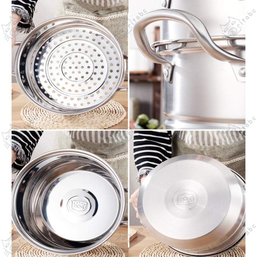 6層蒸し器鍋/鍋、業務用ケータリング304ステンレス鋼蒸し器、40cm大容量、ガスストーブ/電磁調理器に適しています : p2125134690e8 : ritabc - 通販 - Yahoo ...