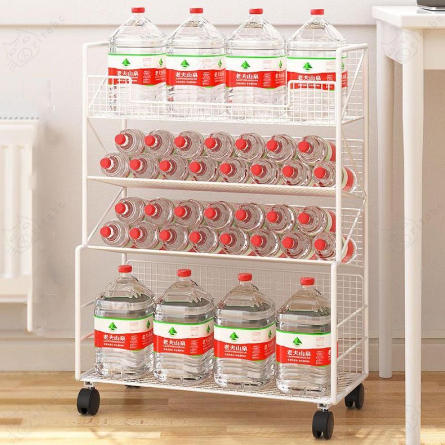 本棚 収納棚 ブックシェルフ デスクサイド本棚 キャスター付き スリム ファイルワゴン 本立て 大容量 教科書 漫画 雑誌収納 学校/オフィス用 Black :p212516630070 ...