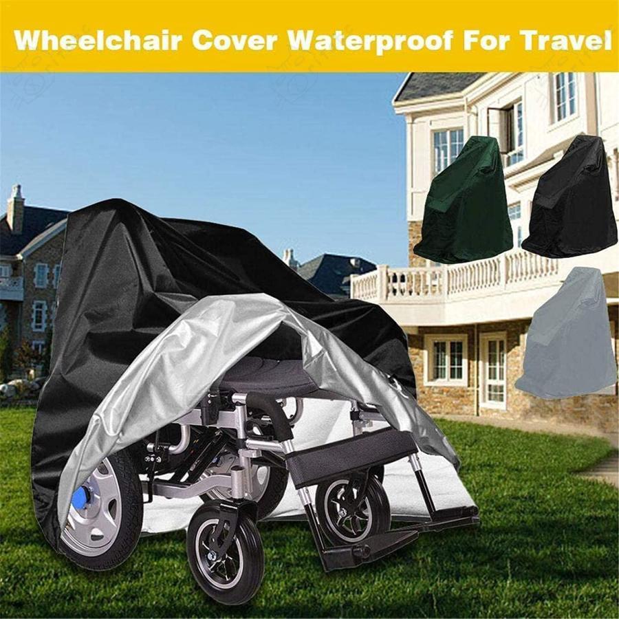 車椅子カバー、車イス防水モビリティカバー、車椅子防水カバー、屋内および屋外手動電動車椅子カバー防塵、600Dオックスフォード布車椅子保護カバー、使いやすく : ritabc - 通販 ...