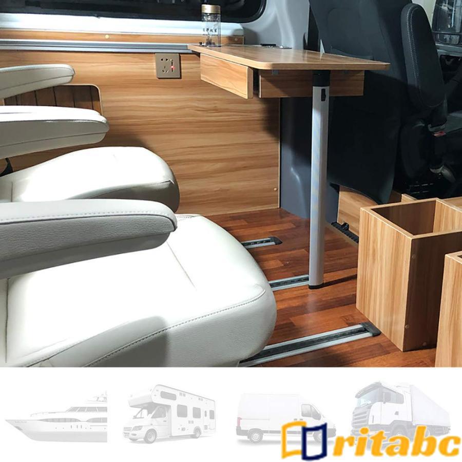 キャンピングカー用ダイニングテーブル、丸型長方形RVサイドハンギングフォールディングテーブル、2カップスロット、家具インテリア、キャンピングカー、ボート : ritabc - 通販 ...