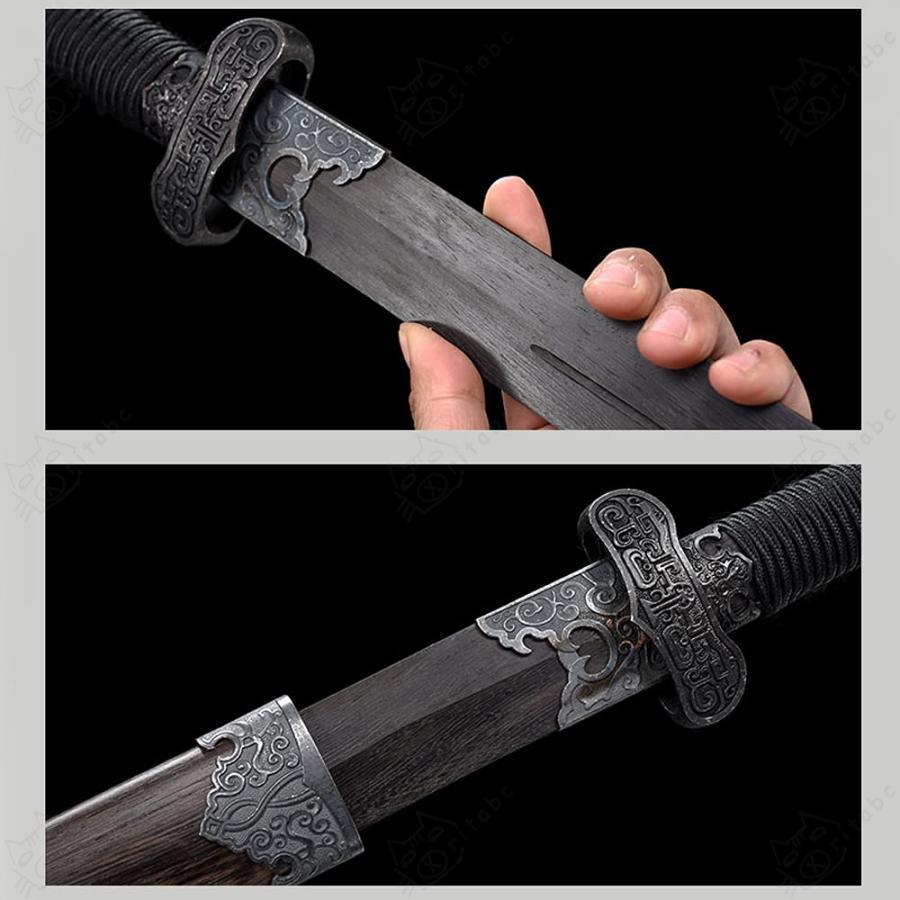 中国の伝統的な木の古代の剣、町の家の木の剣、武道の訓練の練習のパフォーマンス、コレクション、コスプレのロールプレイングの小道具、剣道の訓練の大人と子供 : ritabc - 通販 ...