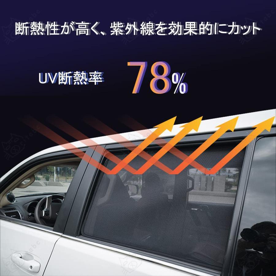 に適用 【トヨタ スペード Spade 2015-現在】車窓日よけ カーシェード 車用サンシェード サンシェード メッシュカーテン 日焼け防止 マグネット式 防紫外線 静電 ...