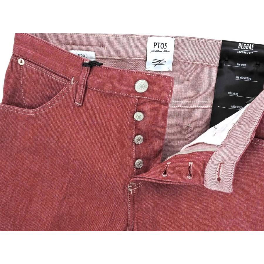 ピーティーゼロチンクエ PT05 REGGAE カラーデニムパンツ レッド 30 : リタリオリブロ ヤフーショップ - 通販 - Yahoo!ショッピング
