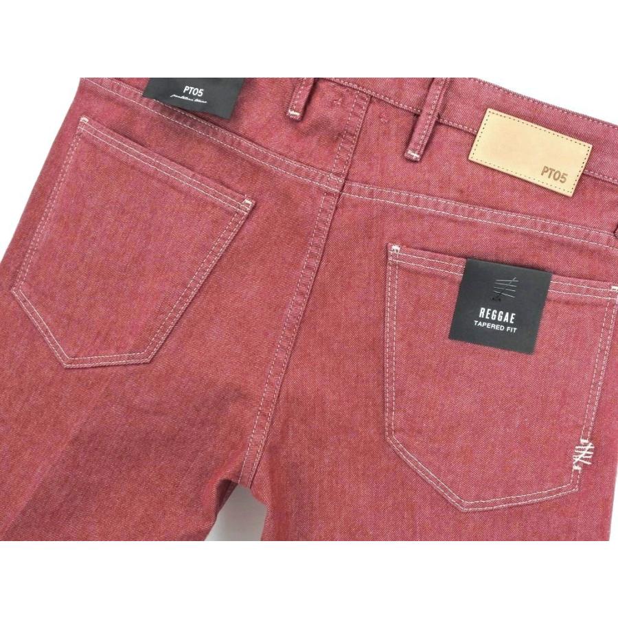 ピーティーゼロチンクエ PT05 REGGAE カラーデニムパンツ レッド 30 : リタリオリブロ ヤフーショップ - 通販 - Yahoo!ショッピング