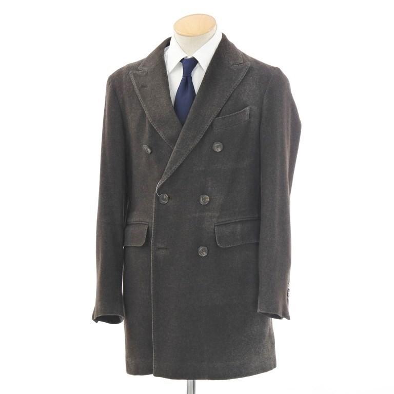 エイドス Eidos ウールシルクキャメル チェスターフィールドコート スモークブラウン 44 : リタリオリブロ ヤフーショップ - 通販 - Yahoo!ショッピング