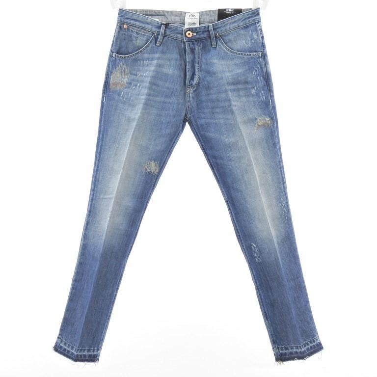 ピーティーゼロチンクエ PT05 REGGAE クラッシュ＆リペア加工 コットン×リネン デニムパンツ ジーンズ ブルー 30 : リタリオリブロ ヤフーショップ - 通販 - Yahoo ...