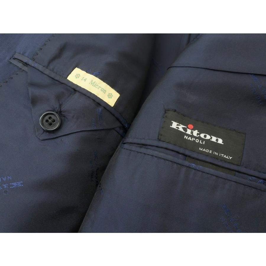 キートン Kiton BLANC BLU Super180's ウール 3つボタンスーツ ネイビー 52 : リタリオリブロ ヤフーショップ - 通販 - Yahoo!ショッピング