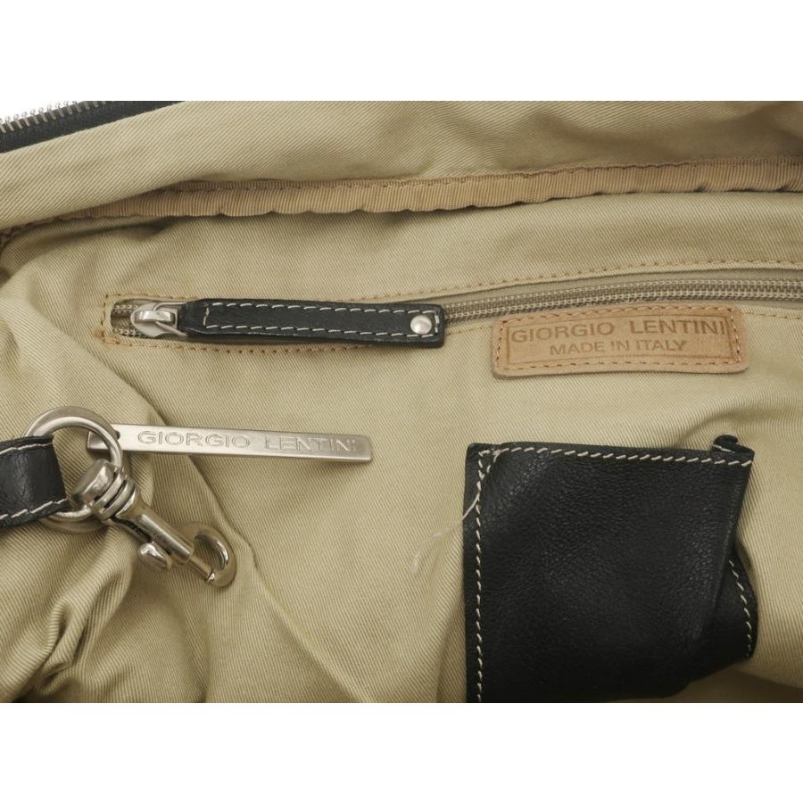 ジョルジオレンティーニ GIORGIO LENTINI レザー ボストンバッグ ブラック : リタリオリブロ ヤフーショップ - 通販 ...