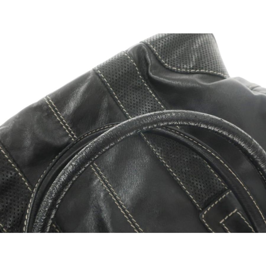 ジョルジオレンティーニ GIORGIO LENTINI レザー ボストンバッグ ブラック : リタリオリブロ ヤフーショップ - 通販 ...