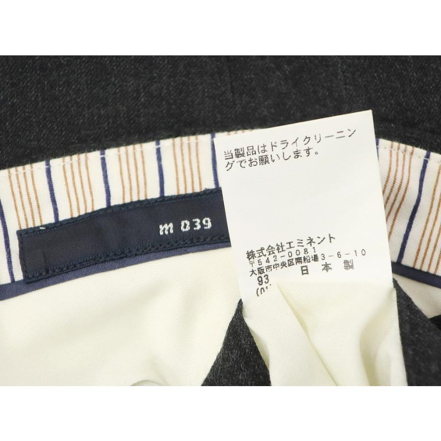 エムゼロサンキュウ m039 ウール スラックス パンツ グレー 48[DPD] : リタリオリブロ ヤフーショップ - 通販 - Yahoo!ショッピング