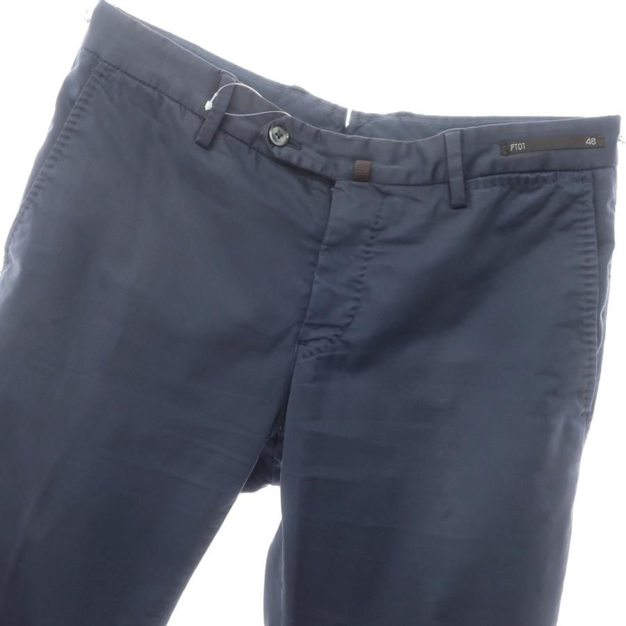 【中古】ピーティーゼロウーノ PT01 ストレッチ コットン カジュアルスラックスパンツ ネイビー【サイズ46】 : リタリオリブロ ヤフーショップ - 通販 - Yahoo!ショッピング