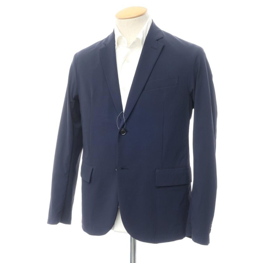 JOURNAL STANDARD relume 【中古】ジャーナルスタンダード レリューム ストレッチナイロン 2B ジャケット ネイビー ...