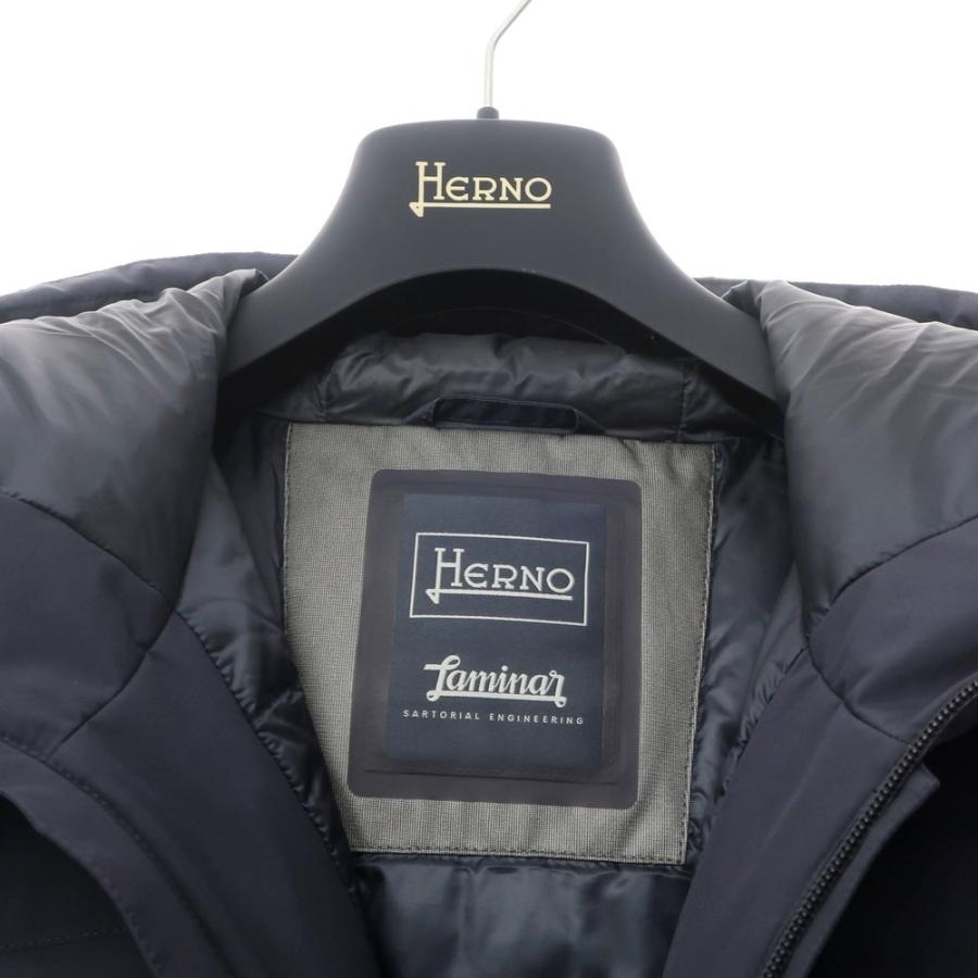 HERNO 【中古】ヘルノ Herno Laminar GORE-TEX ジップアップ ダウンジャケット ブルゾン ネイビー【サイズ50】 : リタリオリブロ ヤフーショップ - 通販 ...