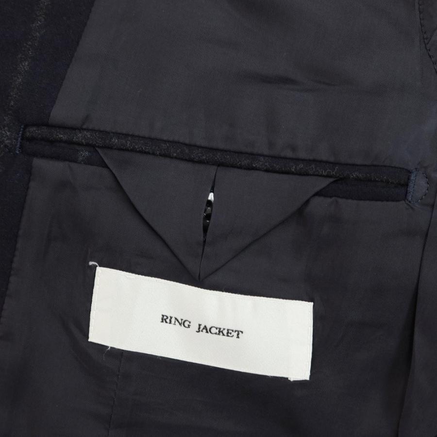 【中古】リングヂャケット リングジャケット RING JACKET ウール チェック 3B セットアップ スーツ ダークネイビー【サイズ46】 : リタリオリブロ ヤフーショップ - 通販 ...